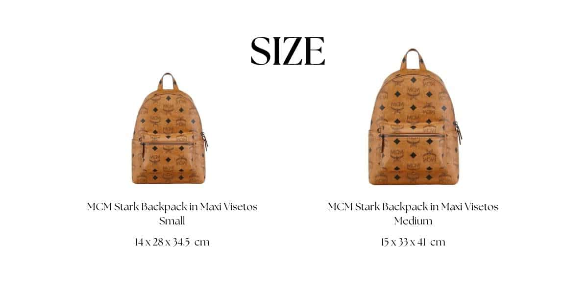 MCM Stark Backpack in Maxi Visetos - Napatra Brandname