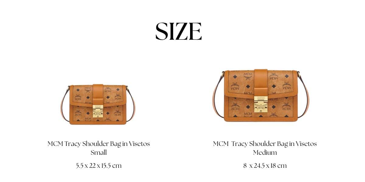 MCM Tracy Shoulder Bag in Visetos - Napatra Brandname